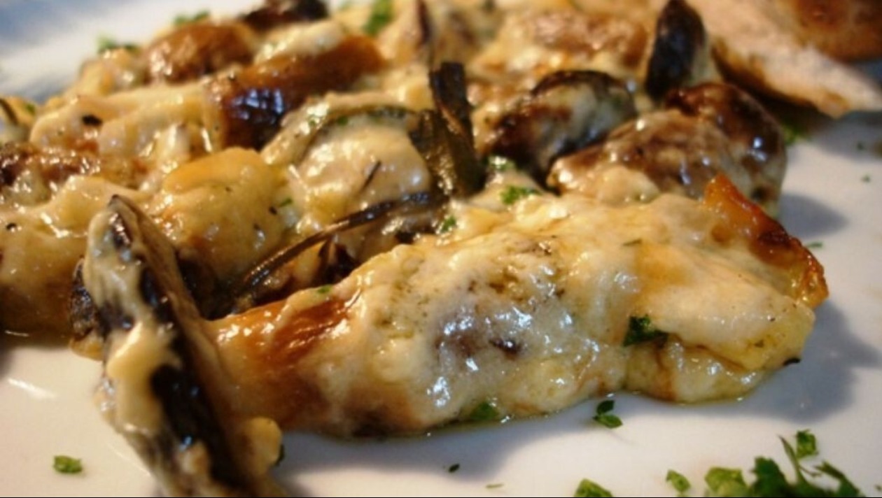 Baravykai orkaitėje - Receptas su nuotraukomis