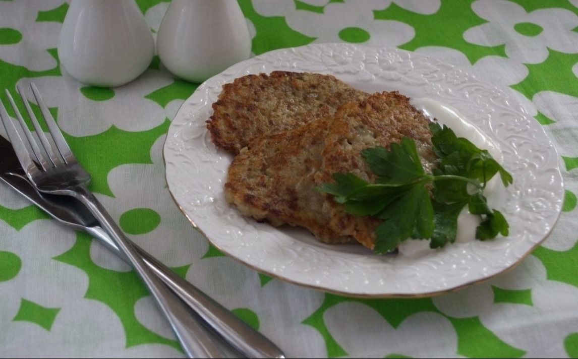 Bulviniai blynai su malta jautiena - Receptas su nuotraukomis