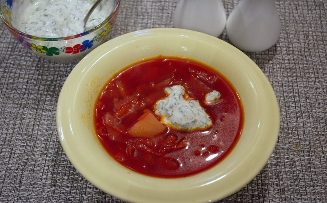 Dietiniai barščiai - Receptas su nuotraukomis