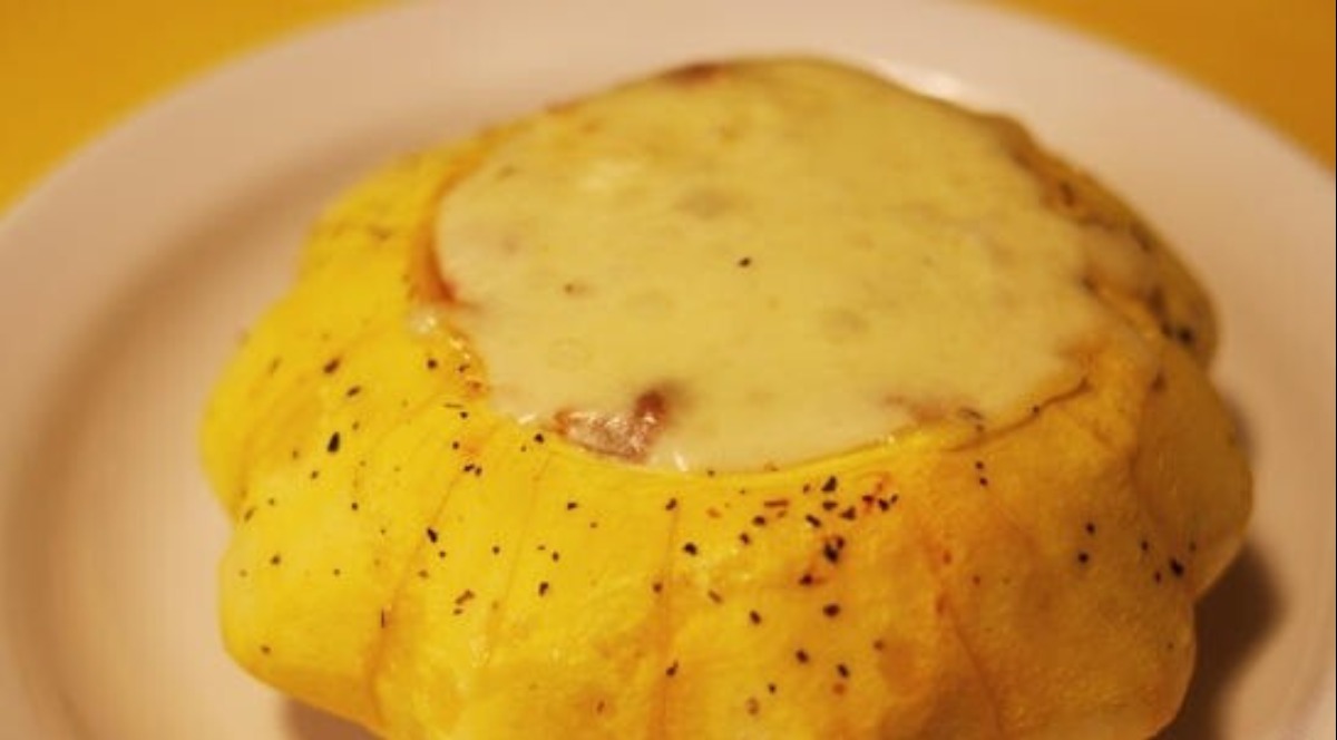 įdaryti patisonai orkaitėje - Receptas su nuotraukomis