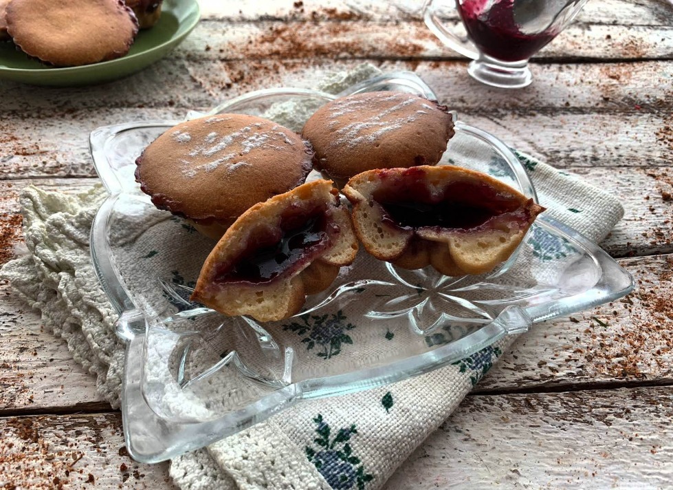 Keksiukai su uogiene - Receptas su nuotraukomis