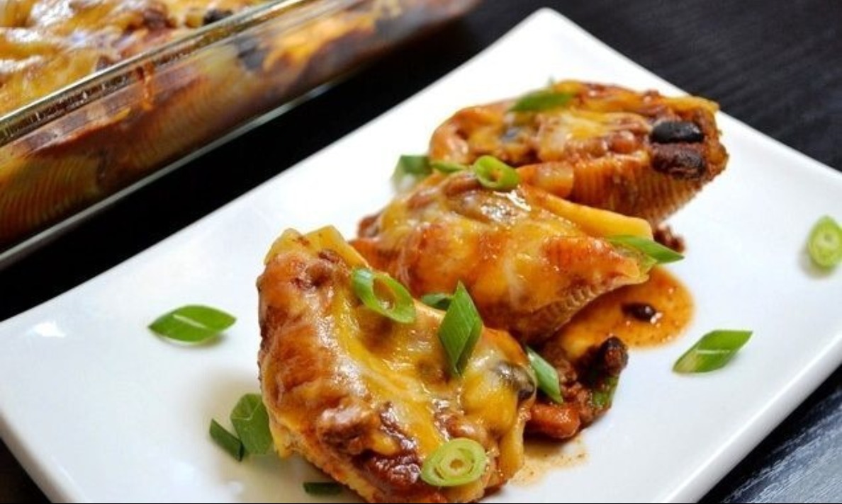 Keptos įdarytos kriauklės - Receptas su nuotraukomis