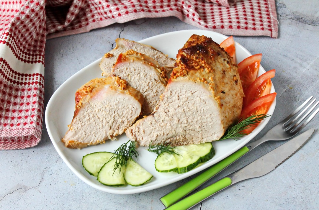 Kiaulienos mentė, kepta garstyčiose - Receptas su nuotraukomis