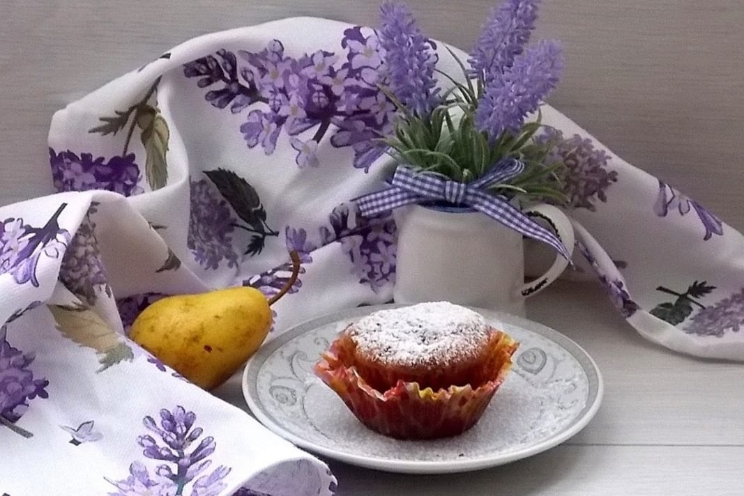 Kriaušių karameliniai keksiukai - Receptas su nuotraukomis