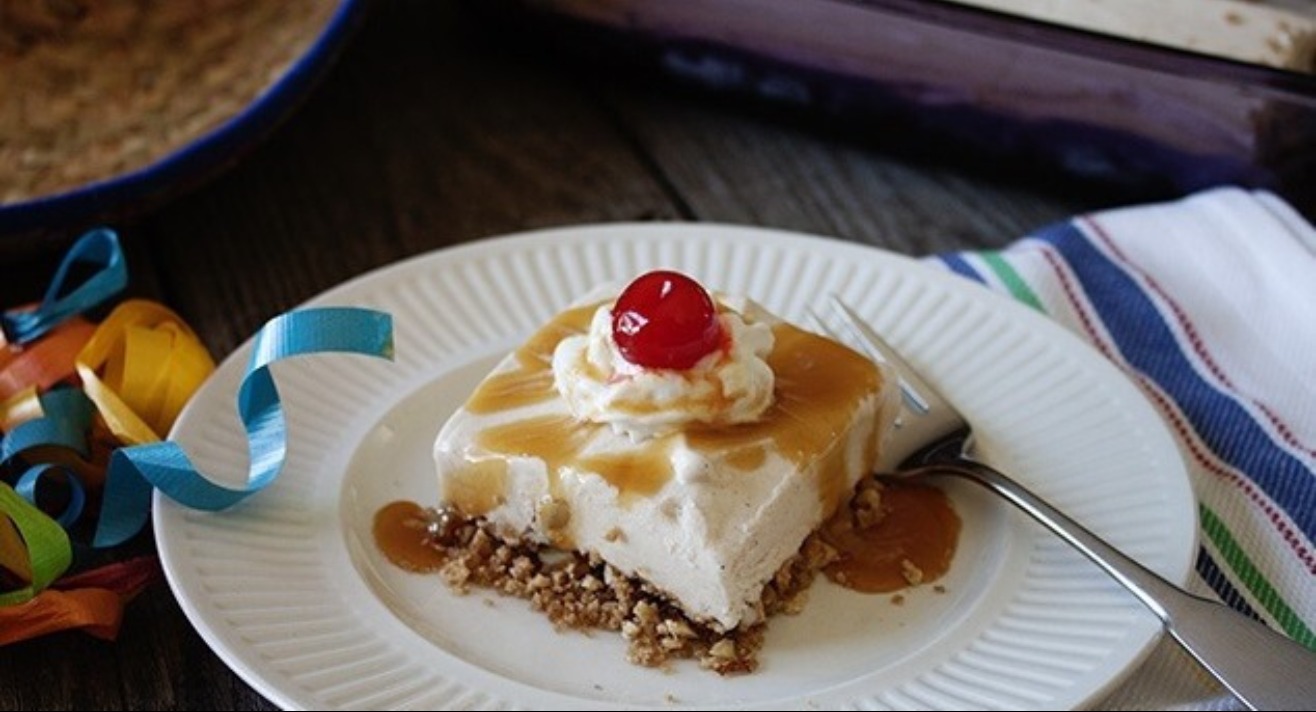 Ledų desertas su cinamonu - Receptas su nuotraukomis