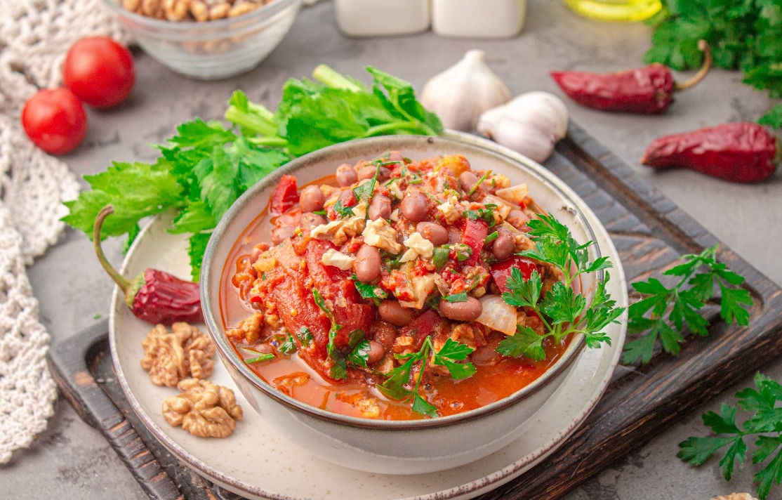 Lobio su salierais - Receptas su nuotraukomis