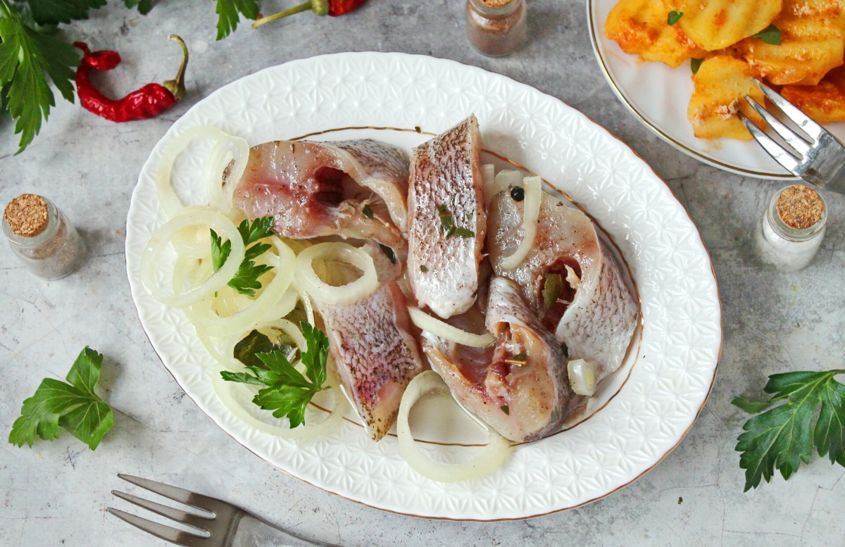 Marinuotas ešerys - Receptas su nuotraukomis