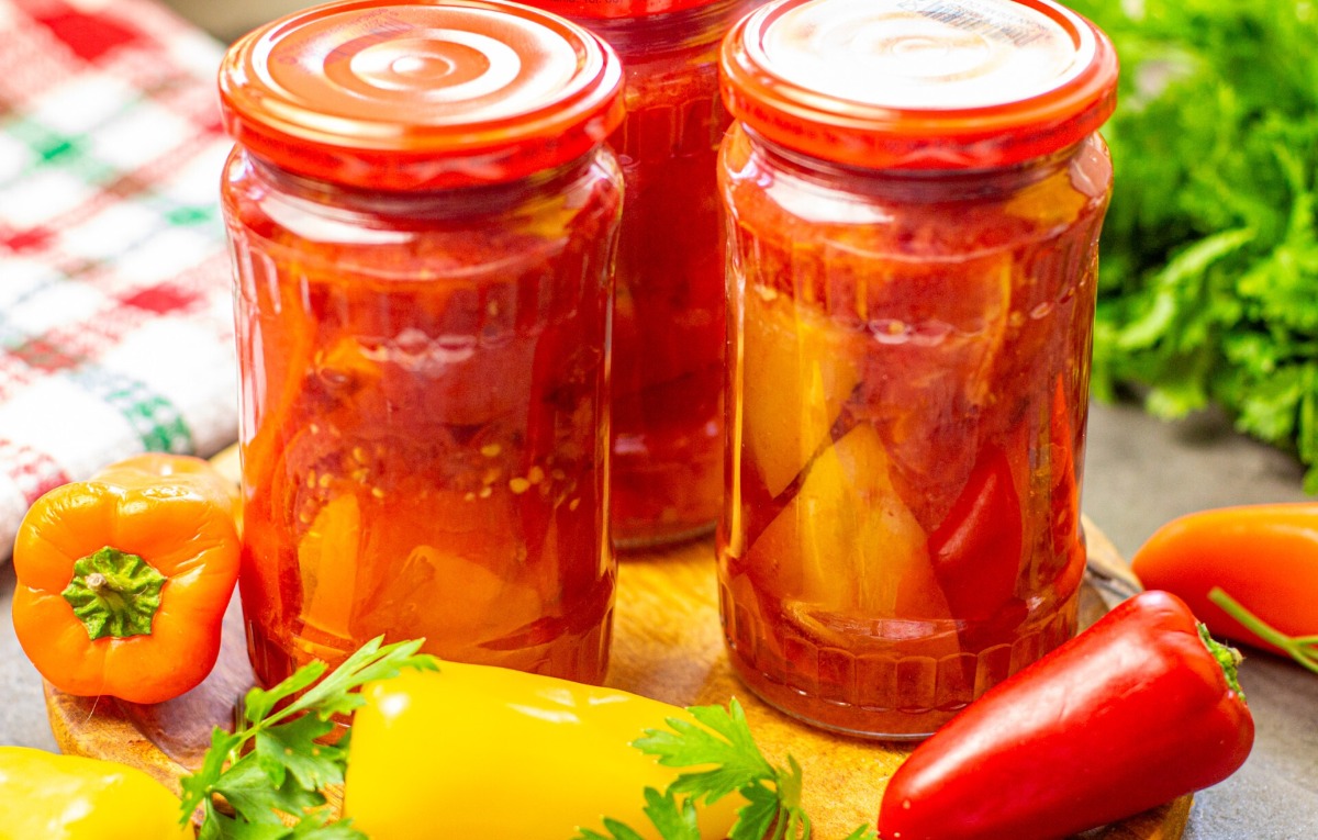 Paprikos žiemai - Receptas su nuotraukomis