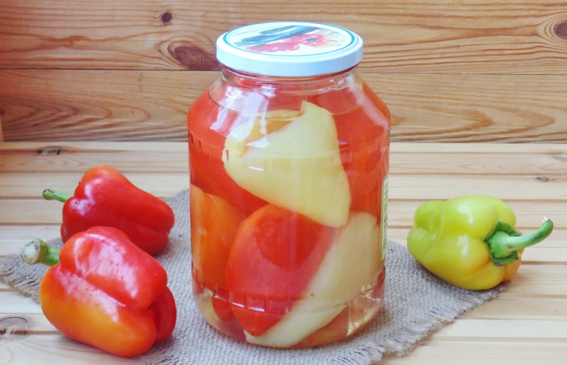 Saldžiosios paprikos žiemai - Receptas su nuotraukomis