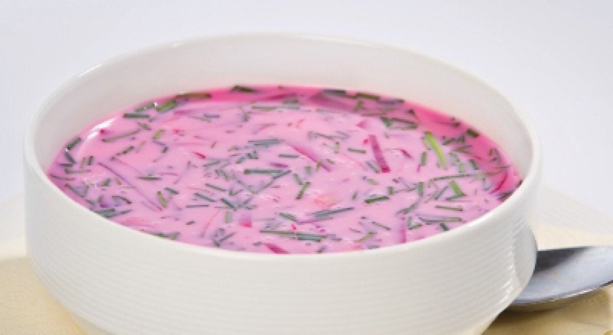 Šalta burokėlių sriuba - Receptas su nuotraukomis