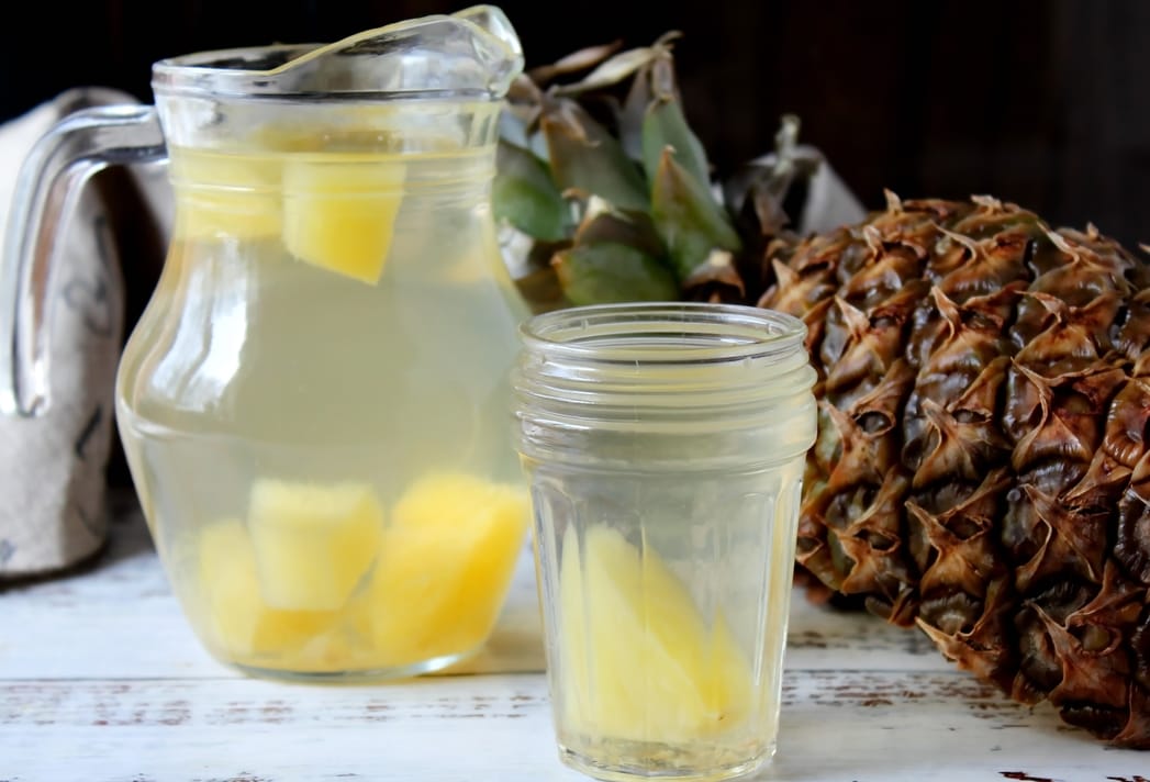 Šviežių ananasų kompotas - Receptas su nuotraukomis