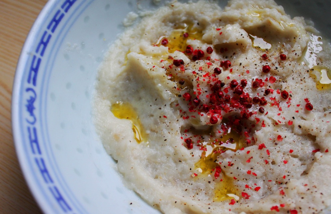 Topinambų tyrė - Receptas su nuotraukomis