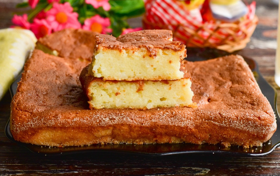 Varškės ryžių pudingas - Receptas su nuotraukomis