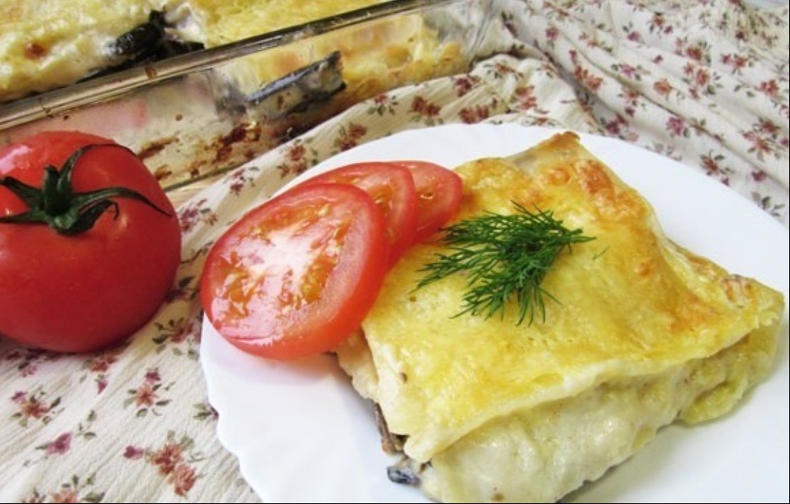 Vegetariška lazanija - Receptas su nuotraukomis